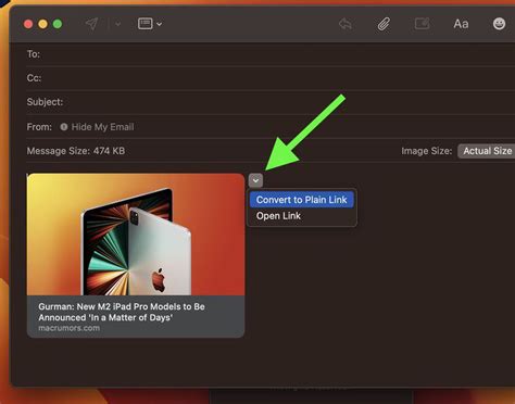 Macos How To Disable Apple Mail Url Link Previews Macrumors