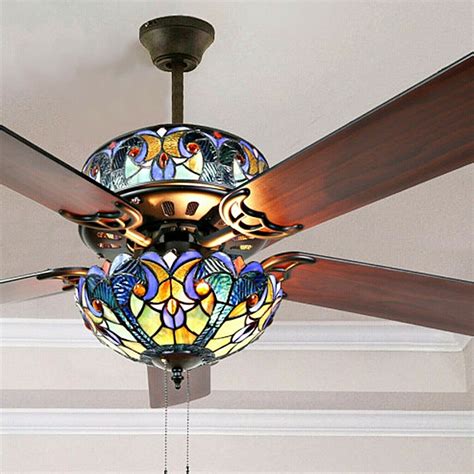 Hunter Tiffany Style Ceiling Fan Shelly Lighting
