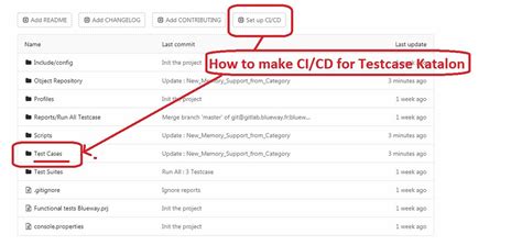 Gitlab Cicd Intergrate With Katalon Archive Katalon Community