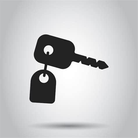 Premium Vector Key Vector Icon Key Flat Illustration