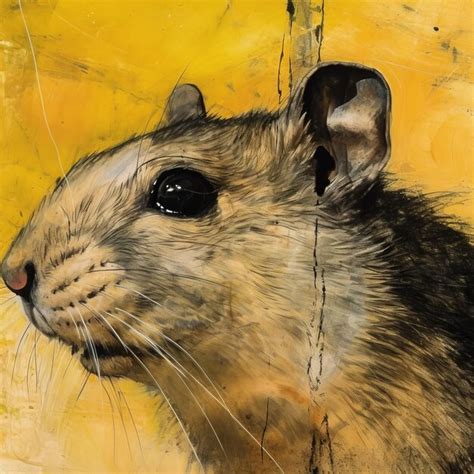 Premium Ai Image Decayed Rat A Hyperrealistic Portrait In Himalayan