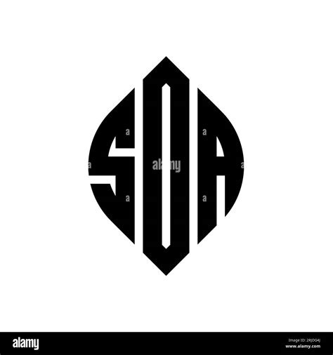 Sda Circle Letter Logo Design With Circle And Ellipse Shape Sda