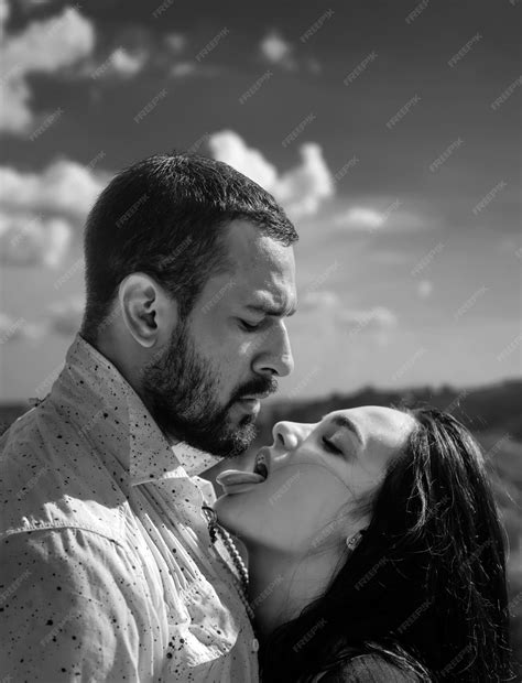 Premium Photo Sensual Couple Kiss Sexual Experience Intimate Relationship And Sexual Relations