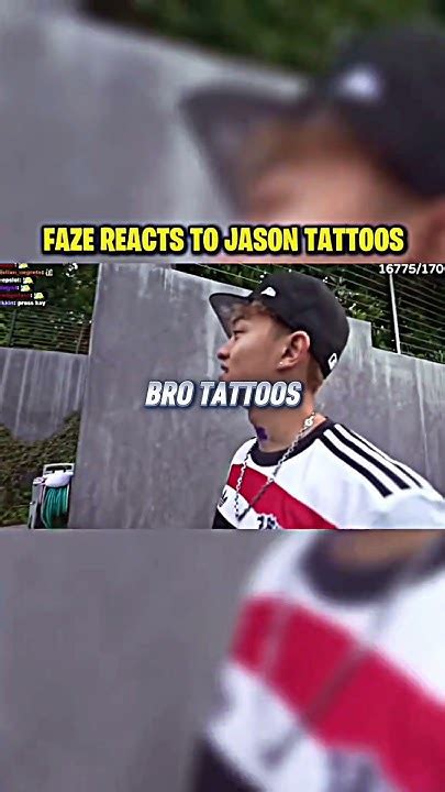Faze Clan Members React To Jasonthe Weens New Tattoo🔥 Youtube
