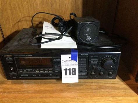 Onkyo Quartz Synthesizer Turneramplifier Comas Montgomery Realty
