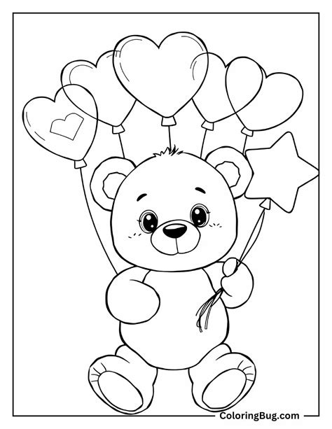 54 Teddy Bear Coloring Pages Free Printable Pdfs