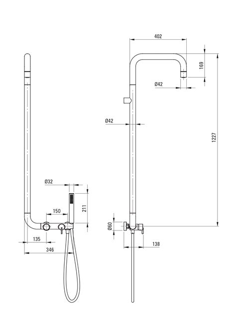 Deante Silia Nqs N4xm Душова система зі змішувачем 50869 грн Купити в
