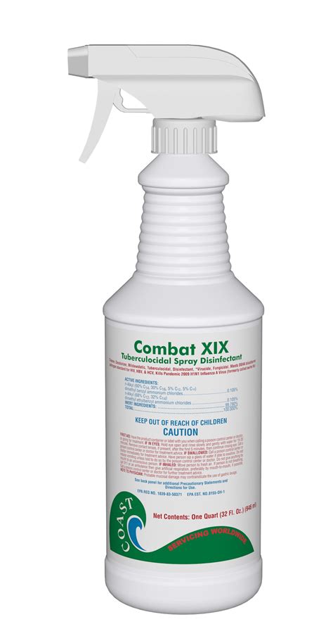 Combat Xix Tuberculocidal Spray Disinfectant Coast Products Inc