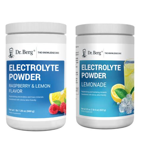 Electrolyte Powder Bundle With Potassium And Magnesium Lemon