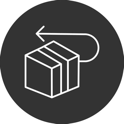 Return Line Inverted Icon 9892154 Vector Art At Vecteezy