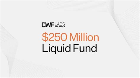 dwf labs launched the liquid fund for large cap projects