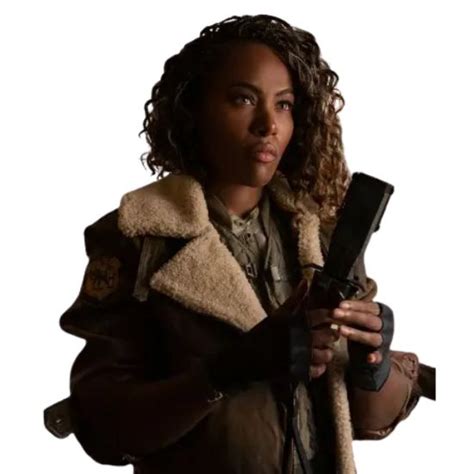 Jurassic World 3 Wise Jacket Kayla Watts Shearling Jacket