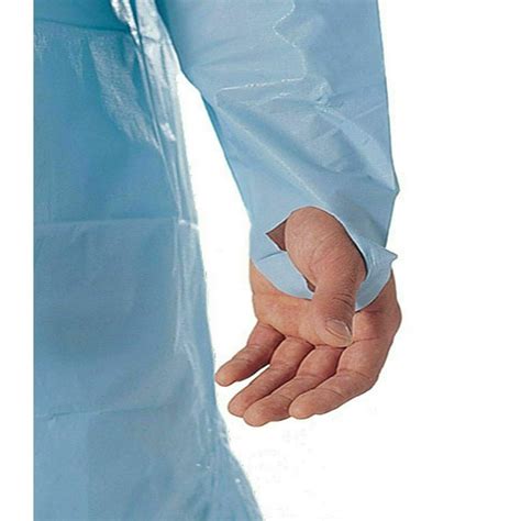 Omnitex Disposable Thumb Loop Isolation Gown Fluid Resistant Long