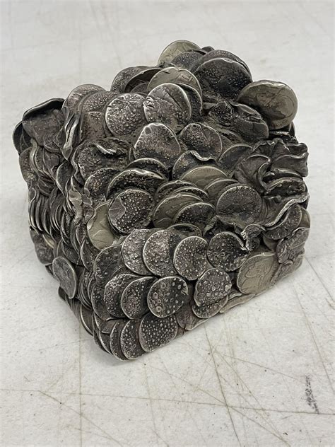 100 Ounce Melted Coin Blob From A House Fire Rcoins