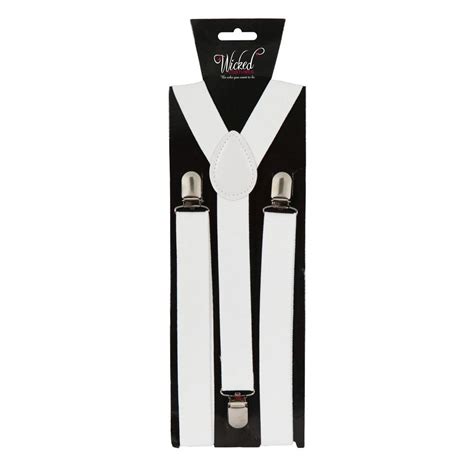 Vibrant Coloured Elasticated Braces For 80s Fancy Dress