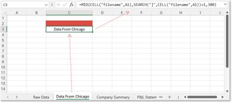 4 Formulas That Can Return An Excel Tabs Name