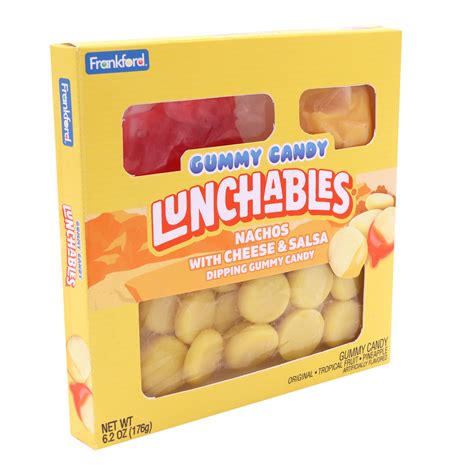 Gummy Lunchables Nachos W Cheese And Salsa Dipping Candy Grandpa Joes Candy Shop