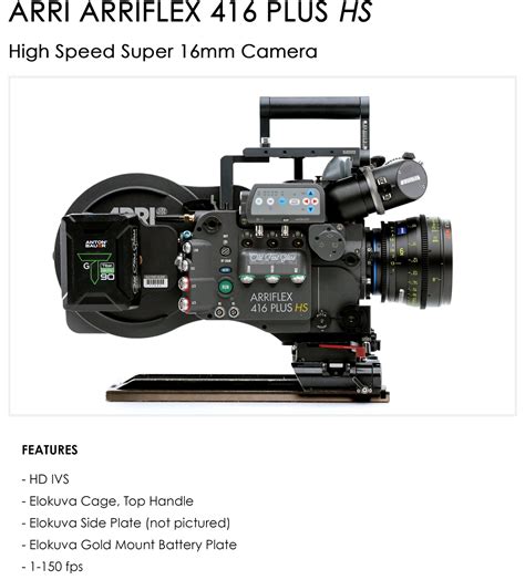 Arri Arriflex 416 Plus Hs — Old Fast Glass