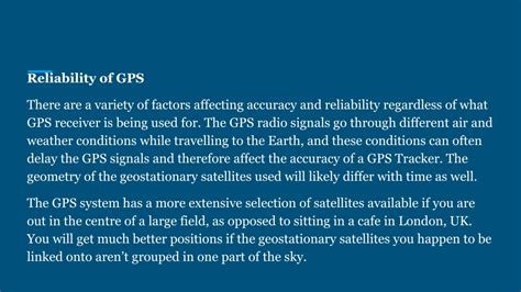 Ppt Gps Global Positioning System Accuracy And Precision Powerpoint Presentation Id 12053762