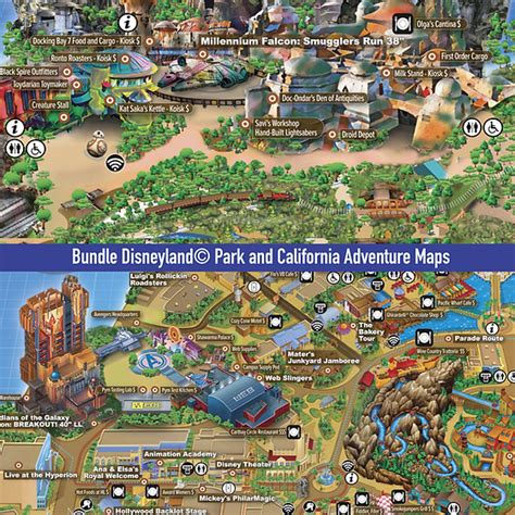 Disneyland Downtown Disney Map Disneyland Resort Reveals Theme Park