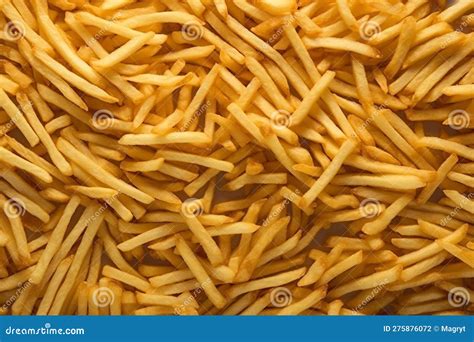 French Fries As Background Fried Potato Sticks Golden Fries Roasted