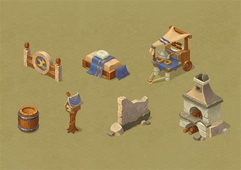 Artstation Isometric Game Assets Isometric Game Assets Artwork