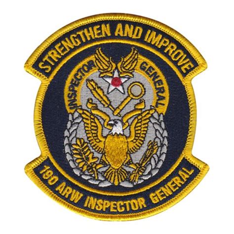 190 Arw Ig Patch 190th Air Refueling Wing Patches