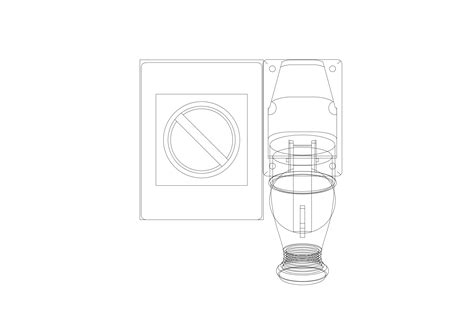 Residential Socket Cad Archives Freecads