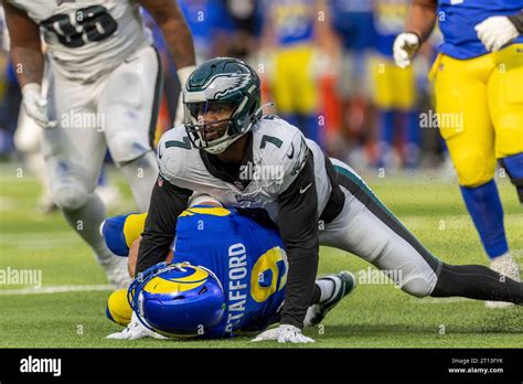 Philadelphia Eagles Linebacker Hanson Reddick 7 Sacks Los Angeles Rams Quarterback Matthew