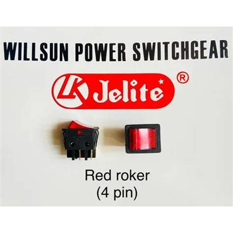 Black Rocker Switch With Light At Best Price In Delhi Willsun Power