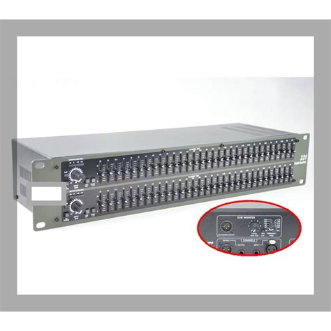 Eq 231 Graphic Equalizer With Sub Out Subwoofer Output 2 Series