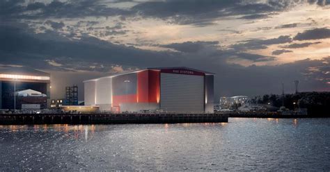 Construction Of A New Assembly Hall Begins At Bae Systems Govan Yard