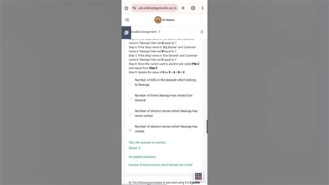 Computational Thinking Week 1 Graded Assignment Iitm Bs Degree Online Foundation Level Youtube