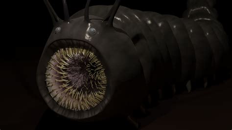 Worm Rigged Low Mid Hight Poly 3d Model 60 Blend Free3d