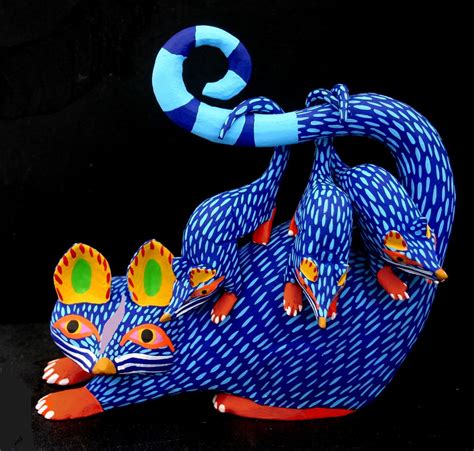 Oaxaca Wood Carving Alebrije Folk Art By Armando Jimenez 4600673109