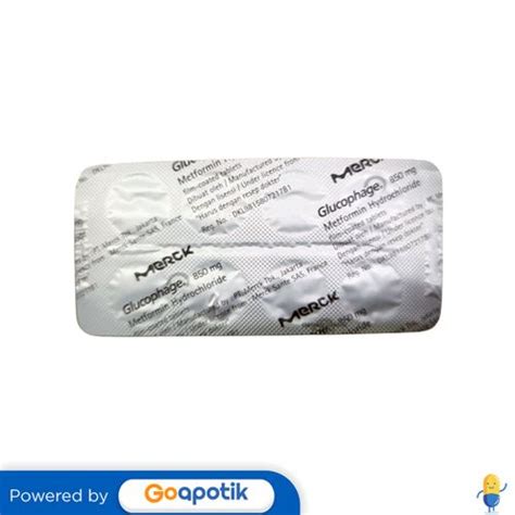 Jual Glucophage 850 Mg Strip 8 Tablet Shopee Indonesia