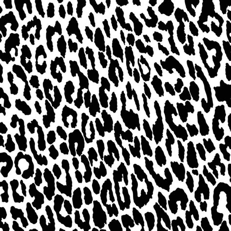 Vector Black Leopard Cheetah And Jaguar Print Pattern Animal Skin