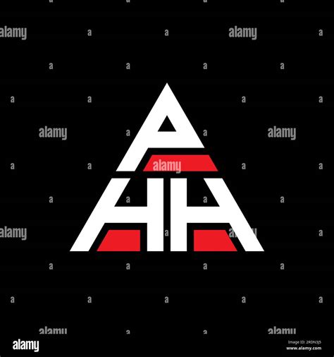 Phh Triangle Letter Logo Design With Triangle Shape Phh Triangle Logo Design Monogram Phh