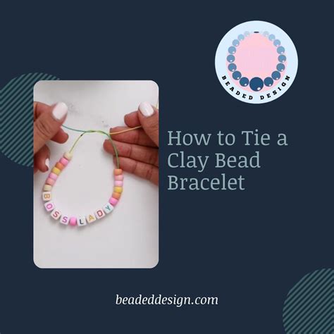 How To Tie A Clay Bead Bracelet Beaded Design