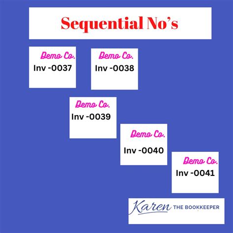 Why Use Sequential Unique Numbers On Your Invoices ⭐makes It Easy To