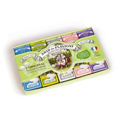 Coffret 5 étuis 18g Originaux 90g La Boutique Des Anis De Flavigny