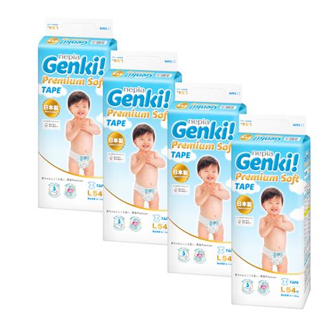 Nepia Genki Premium Soft Diaperspants Carton Deal Sg