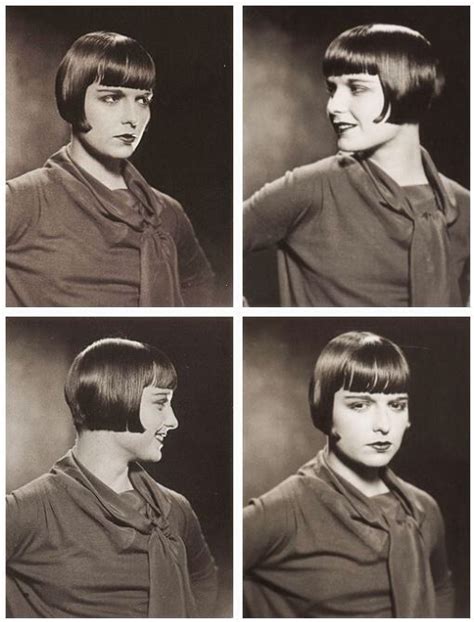 Louise Brooks 1927 Iconic Images Collage Louise Brooks Pixie Bob