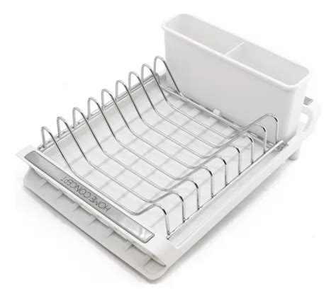 Secaplatos Compact Extensible Home Concept Chromed Color Blanco Mercadolibre