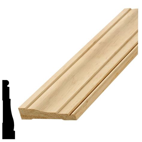 Alexandria Moulding Wm 445 1116 In D X 3 14 In W Pine Wood Casing