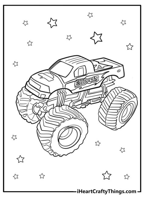 29 New Monster Jam Coloring Pages 100 Free To Print
