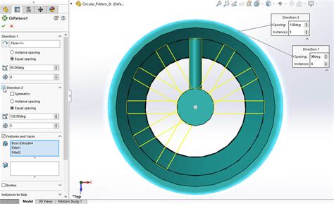Solidworks Circular Pattern Archives