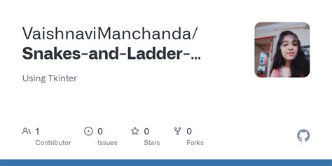 GitHub VaishnaviManchanda Snakes And Ladder Game In Python Using Tkinter