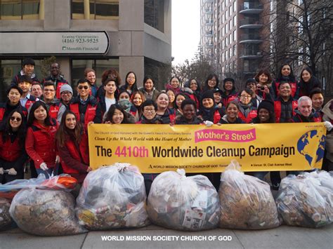 The 4410th Worldwide Cleanup Campaign In Conjunction World Mission