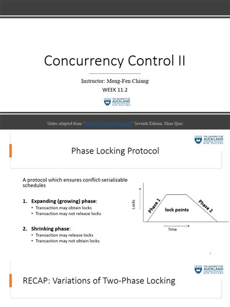 W112 Concurrency Pdf Information Retrieval Data Management